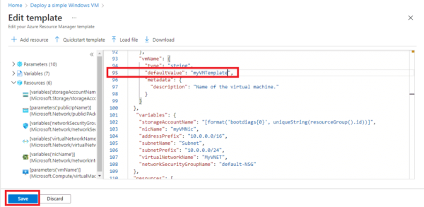 How to create an Azure VM using an ARM template - ThinkCloudly