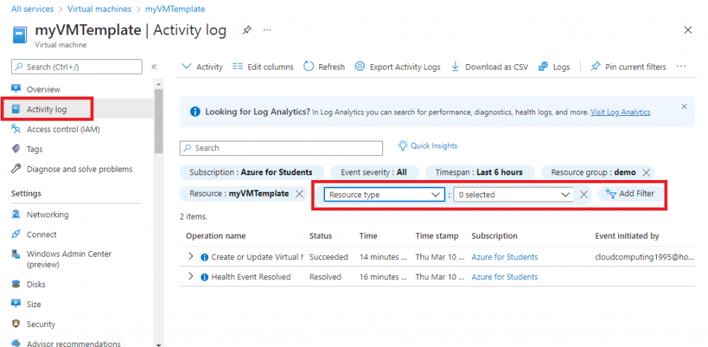 How To Create An Azure Vm Using An Arm Template Thinkcloudly